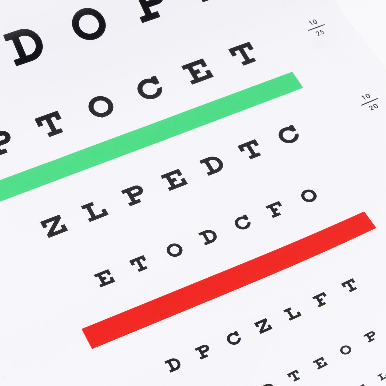 UCanSee Snellen Eye Chart Visual Acuity Chart for Eye Exams 10 Feet (9
